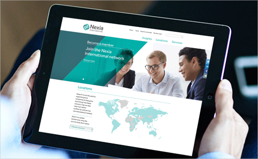 Industry Creates New Brand Identity for Nexia International - Logo Designer