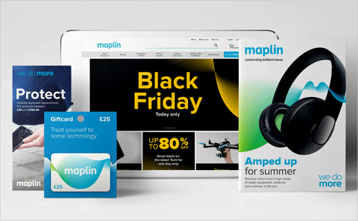 SomeOne Creates New Logo and Identity for Maplin Electronics - Logo ...