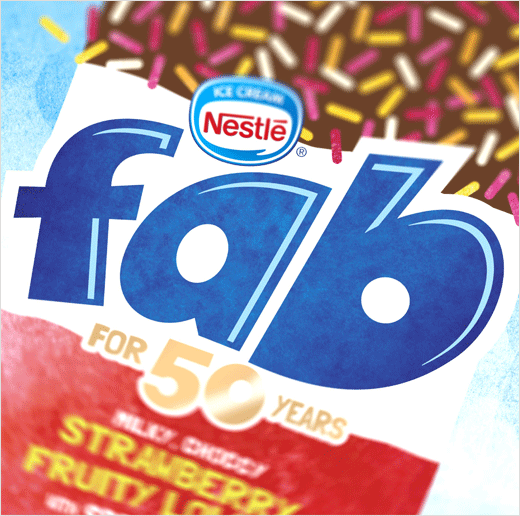 FAB Ice Lolly Gets New Logo and Packaging by Springetts - Logo Designer
