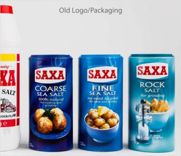 Saxa Salt Gets New Logo and Packaging by Robot Food - Logo-Designer.co