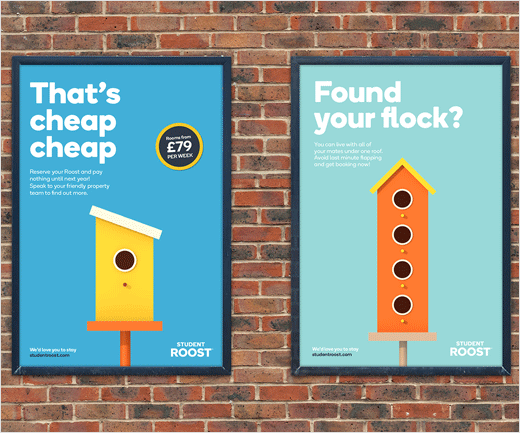 SomeOne Creates ‘Bird Box’ Branding for Student Roost - Logo Designer