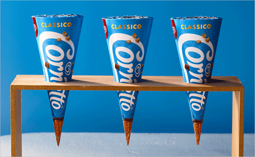 Cornetto Gets New Logo and Packaging by Design Bridge - Logo Designer
