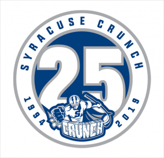 Syracuse Crunch Reveals 25th Anniversary Logo - Logo Designer