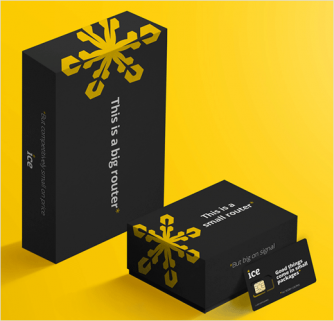 SomeOne Rebrands Norwegian Telecoms Giant Ice.net - Logo-Designer.co