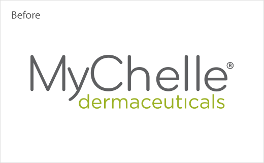 MyCHELLE Dermaceuticals Unveils New Logo and Packaging - Logo Designer