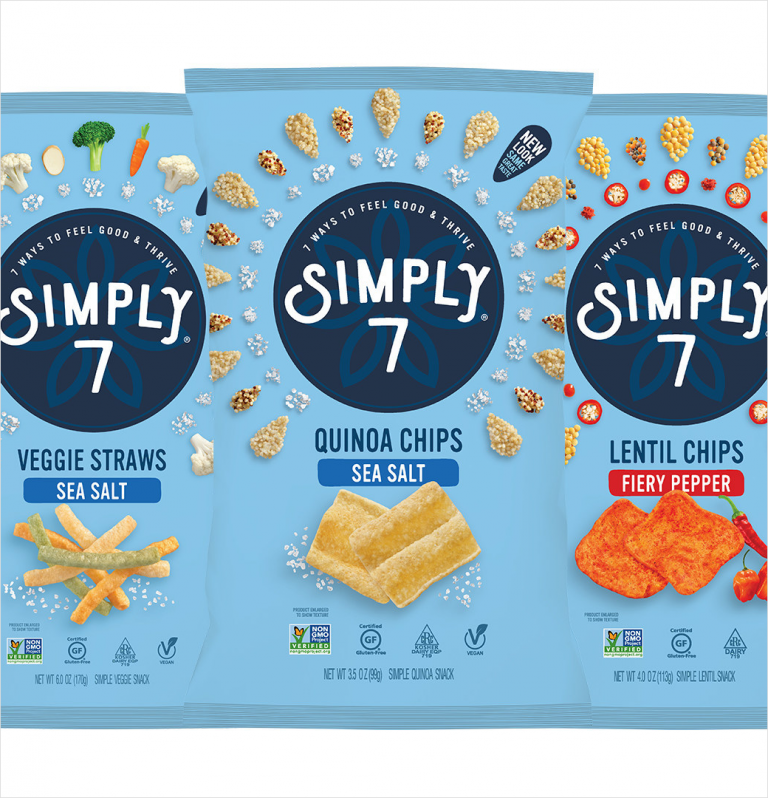 Simply 7 Introduces New Logo and Packaging - Logo Designer - Logo Designer