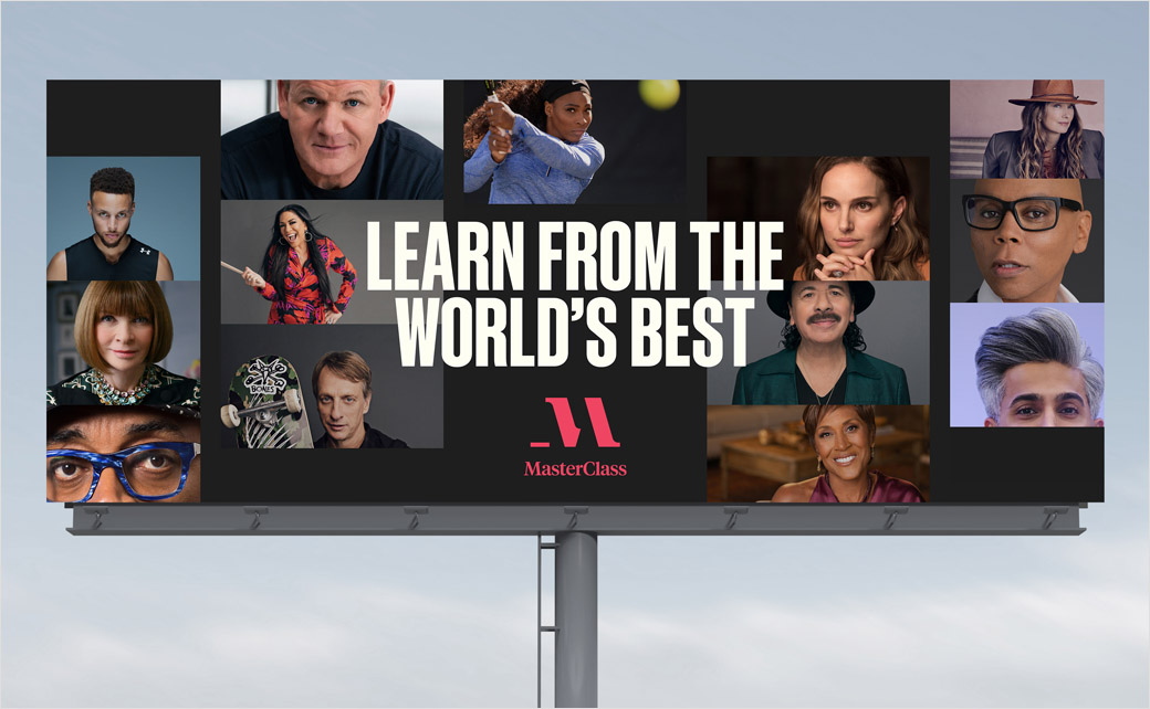 MasterClass Unveils New Logo and Identity by Gretel - Logo-Designer.co