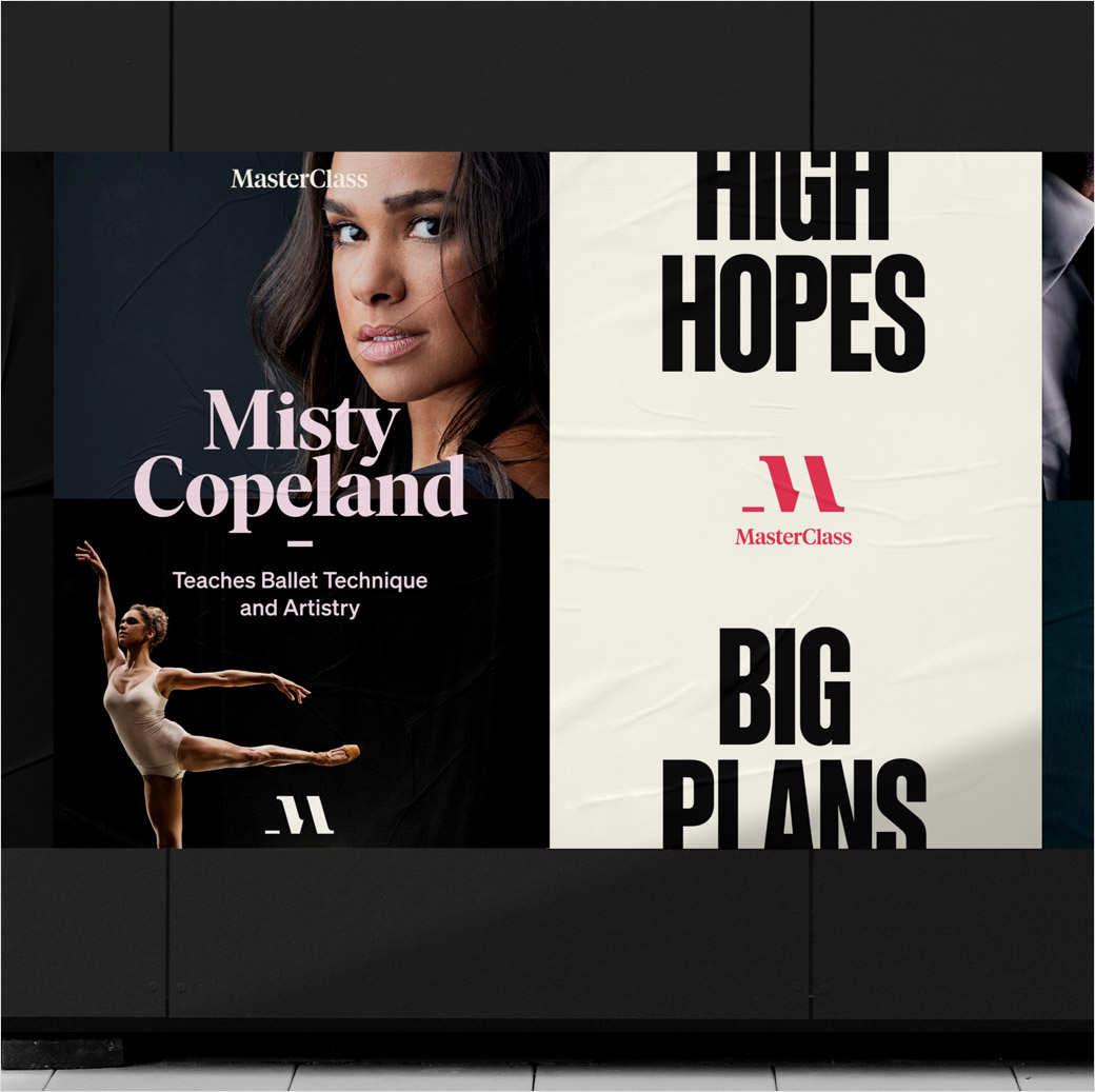 MasterClass Unveils New Logo and Identity by Gretel - Logo-Designer.co