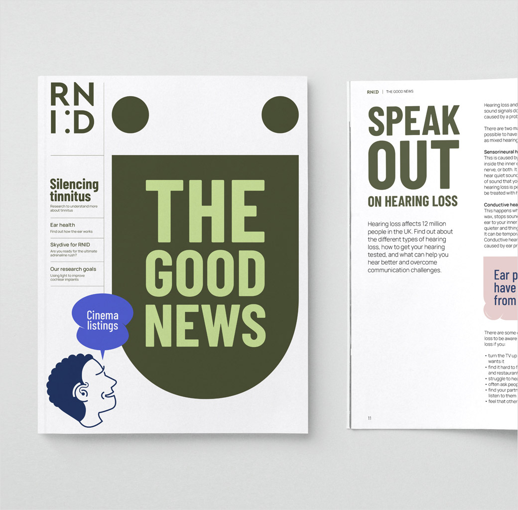 Hearing Loss Charity RNID Unveils New Look by SomeOne - Logo Designer ...