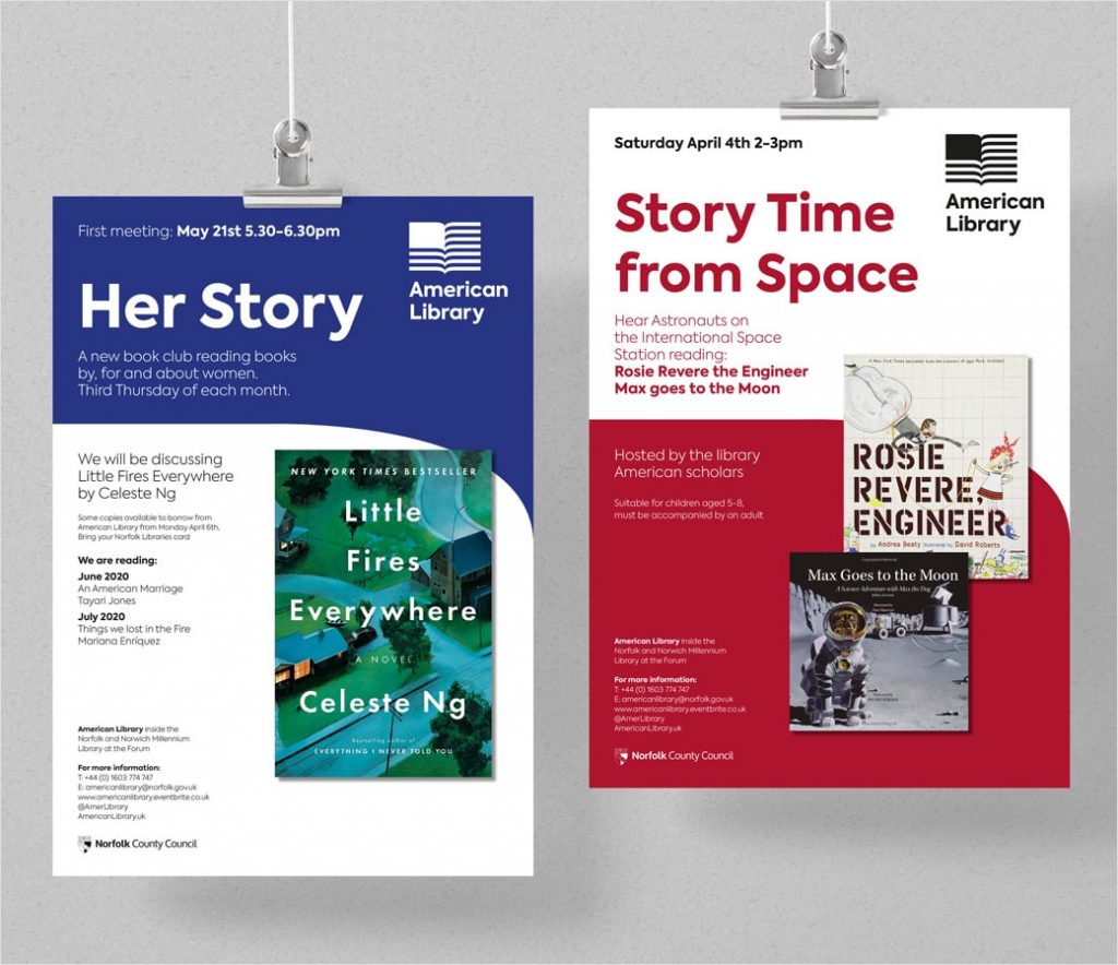 American Library Unveils New Logo and Branding by The Click - Logo ...