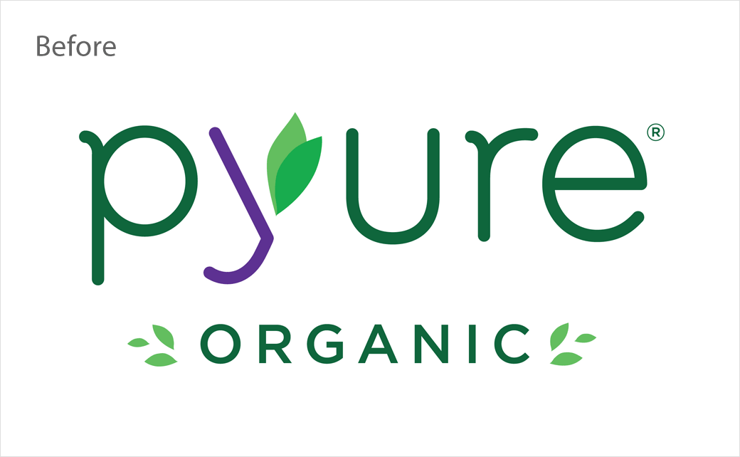 Pyure Organic Reveals New Logo and Packaging - Logo-Designer.co