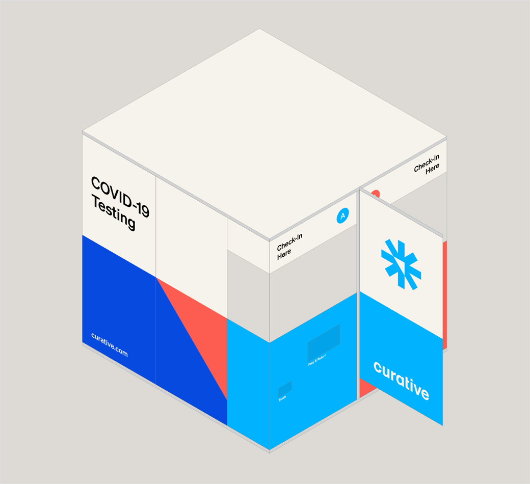 COVID-19 Startup Curative Gets New Logo and Identity by Landscape ...