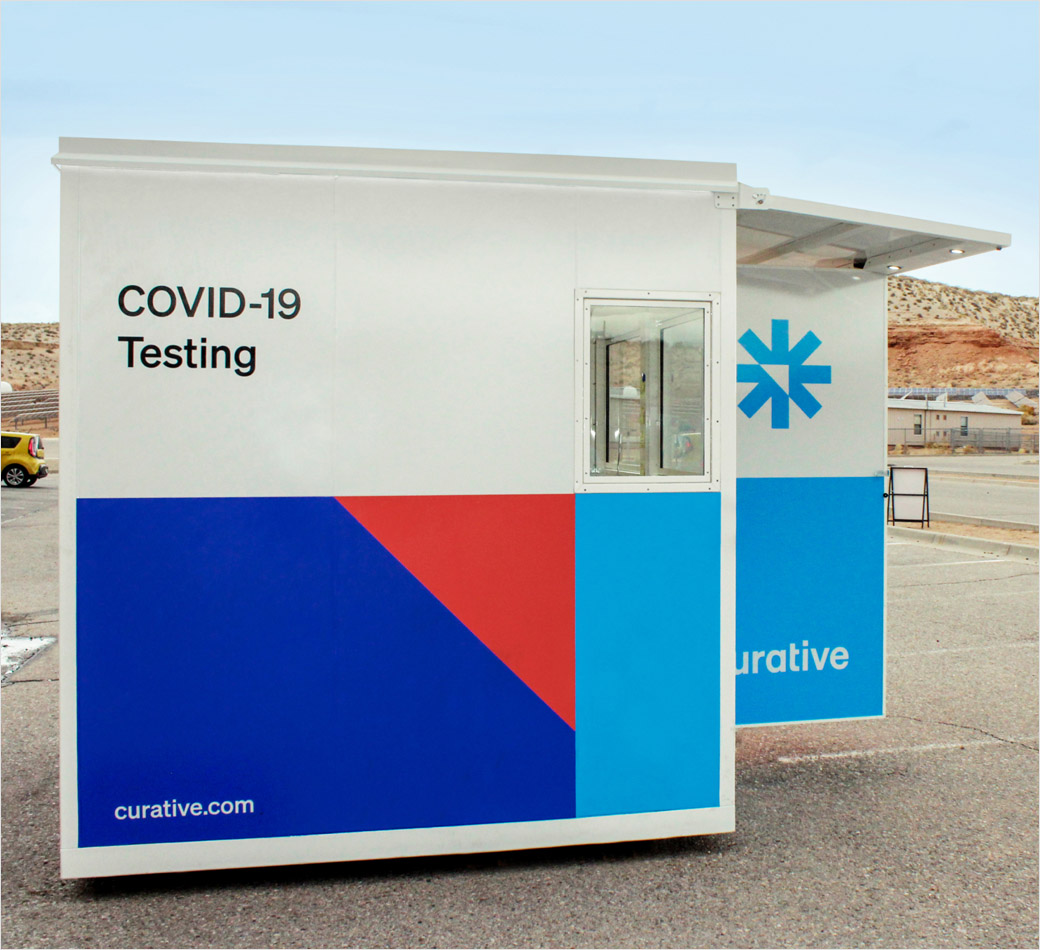 COVID-19 Startup Curative Gets New Logo and Identity by Landscape ...