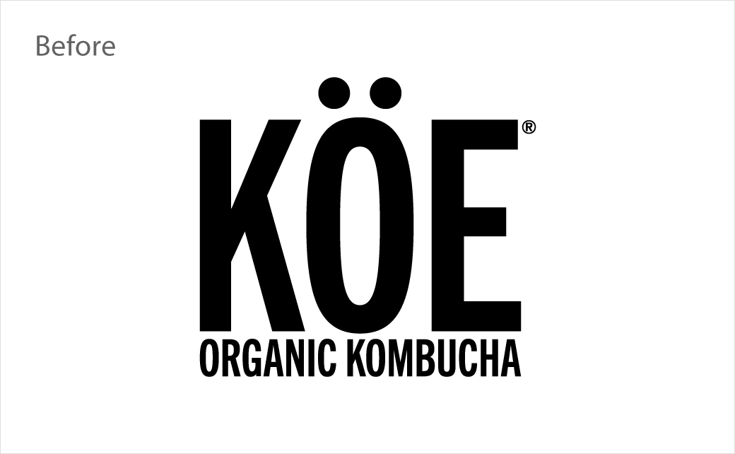 Koe Organic Kombucha Debuts New Logo and Packaging - Logo-Designer.co